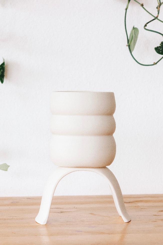 C+R High Rise Planter, Wiggle - Carter + Rose