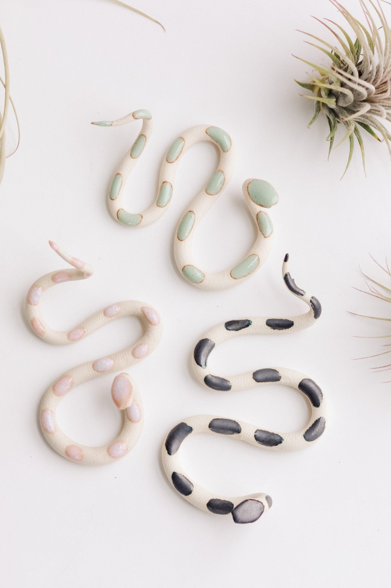 Carter + Rose, 3 Small Ceramic Snakes