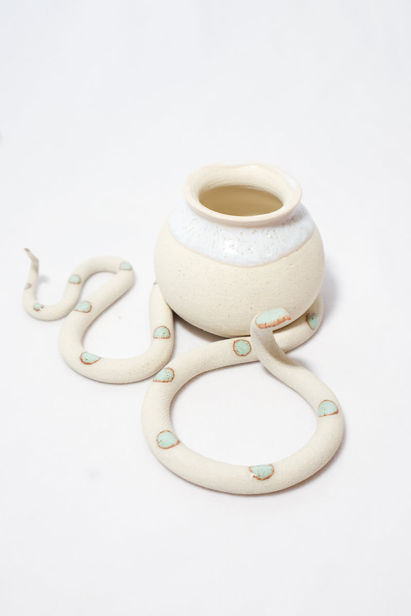 Ceramic Snake Bud Vase - Carter + Rose