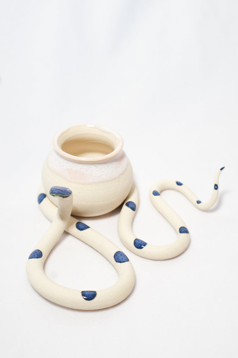 Ceramic Snake Bud Vase - Carter + Rose